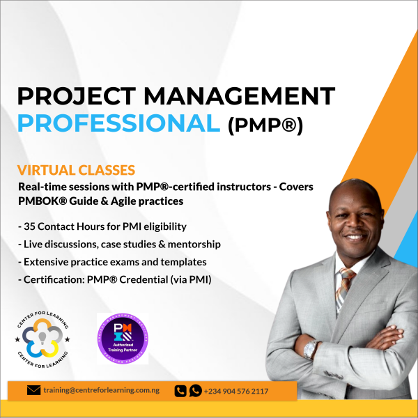 Professional PMP Certification in Nigeria | Expert Training by CFL